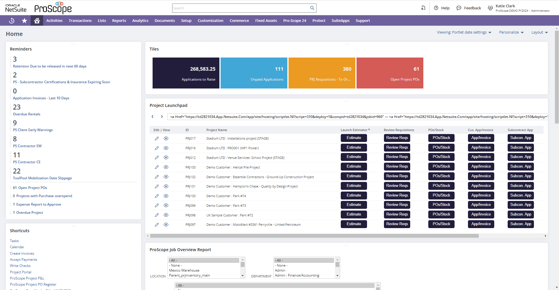 Construction Industry Scheme in NetSuite | ProScope